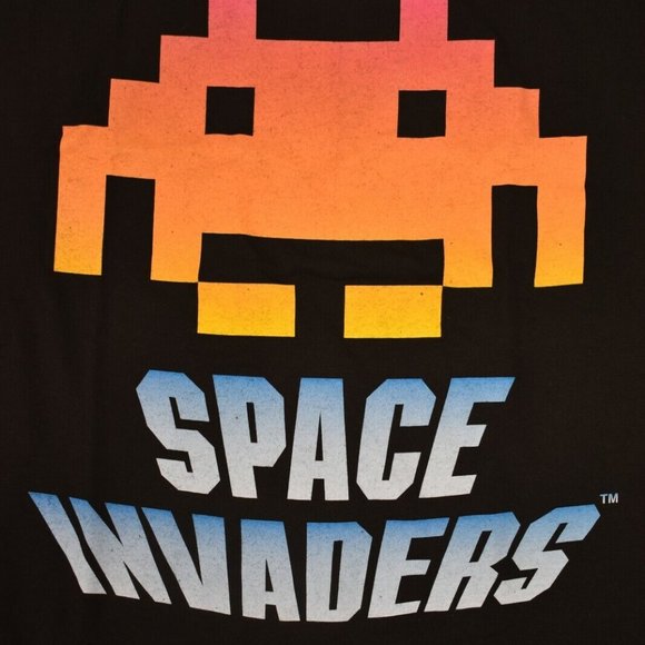 Space Invaders | Shirts | Space Invaders Mens Atari Arcade Pixelated ...